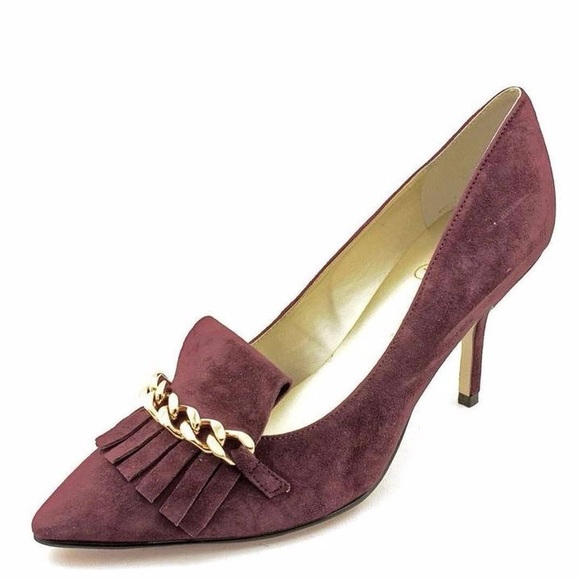 Ivanka Trump | Shoes | Ivanka Trump Dinah Purple Suede Pumps Women ...